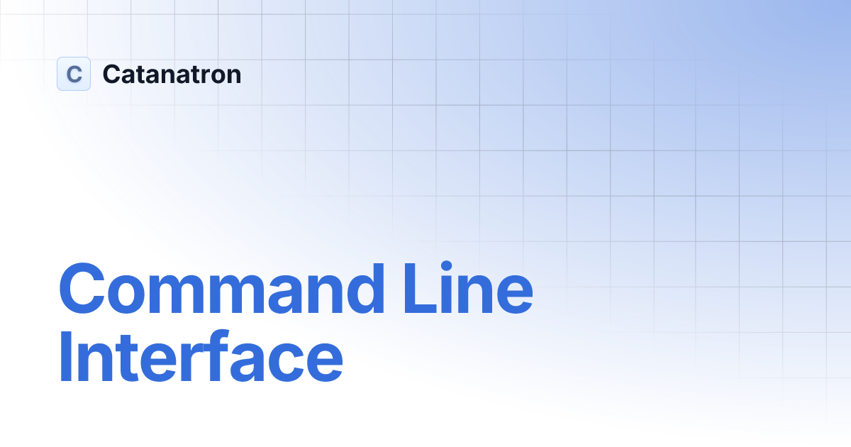 Command Line Interface | Catanatron